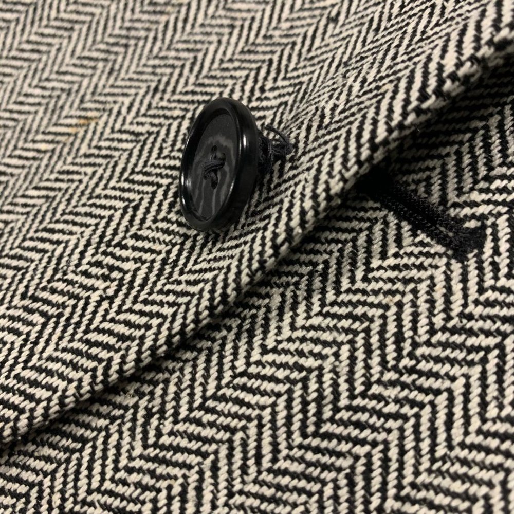 Bert Pulitzer Mens Gray Suit Jacket 42r 100% Silk Lin… - Gem